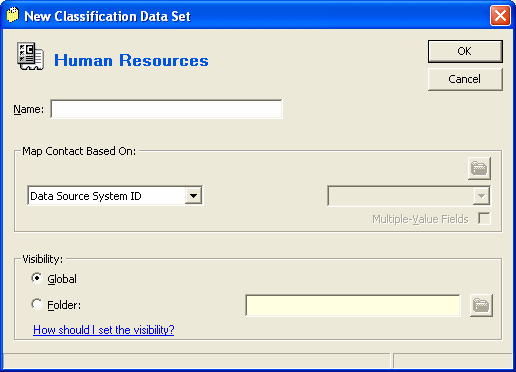 Creating and Editing Classification Data Sets – InterAction Admin Client