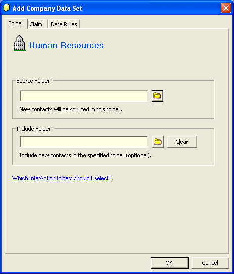 Creating and Editing Company and Person Data Sets – InterAction Admin Client