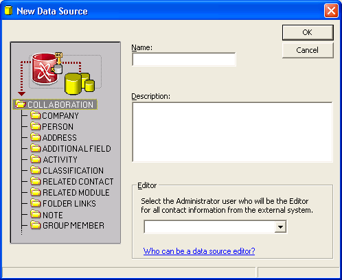 Creating and Editing Data Sources – InterAction Admin Client