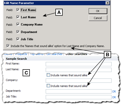 Add Criteria Fields to Web Client Search Form – InterAction Admin Client