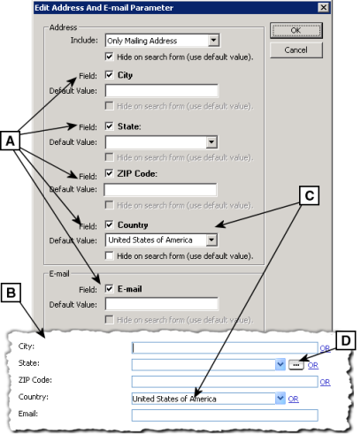 Add Criteria Fields to Web Client Search Form – InterAction Admin Client