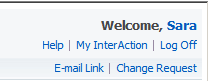 Web Client Page URLs – InterAction Admin Client