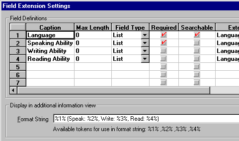 Specifying the Display of Field Values – InterAction Admin Client