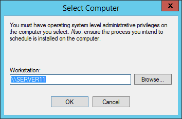 Scheduling Processes – InterAction® Administrator Answer Center
