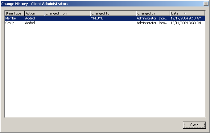 Creating and Maintaining User Groups – InterAction Admin Client