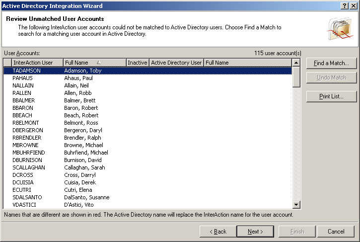 Configuring Active Directory Synchronization – InterAction Admin Client