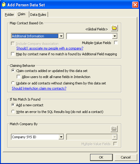 Associating People with Companies – InterAction Admin Client