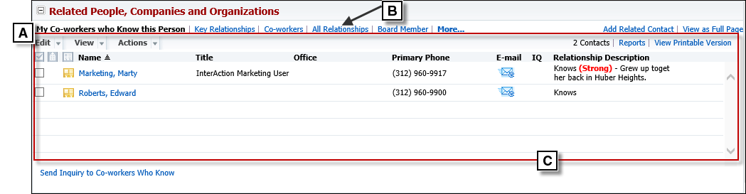 Overview of Nugget List Declarations – InterAction Admin Client
