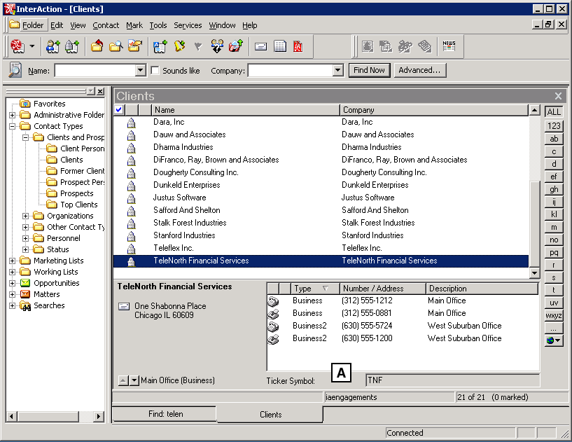 Dictionaried Additional Fields – InterAction Admin Client