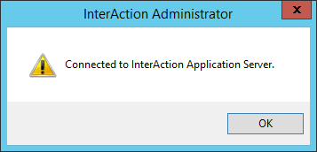 Configure Windows Apps to Connect to App Server – InterAction Admin Client