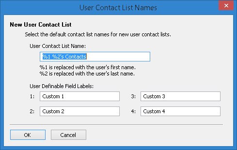 Configuration des noms de listes de contacts – Base de connaissances d ...